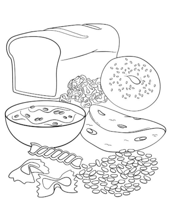 healthy coloring book